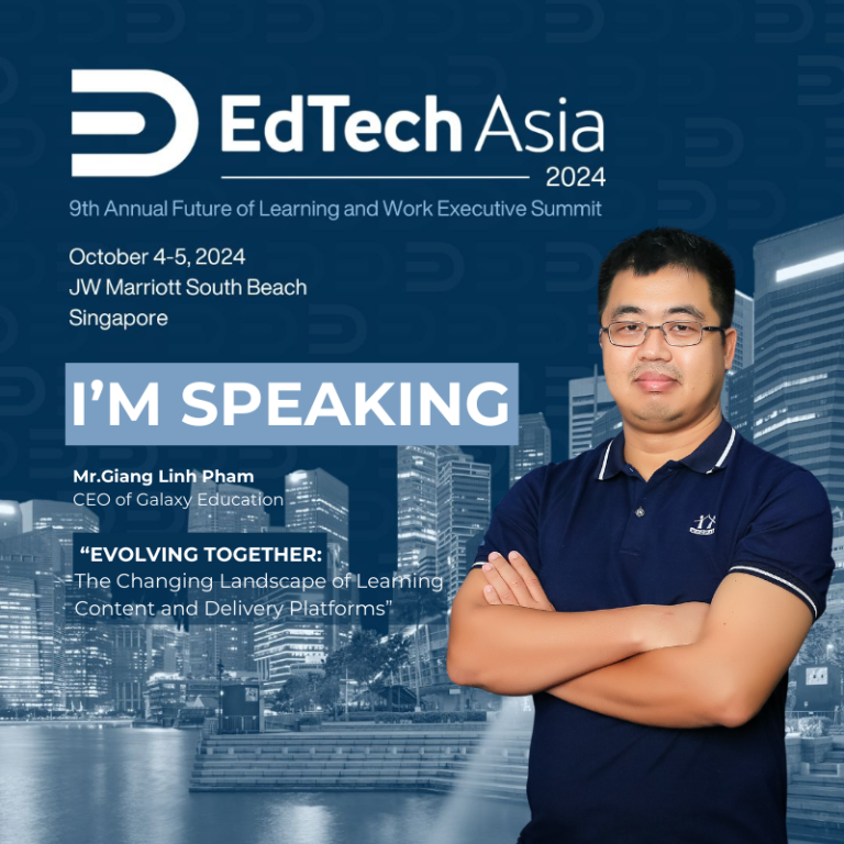 CEO Galaxy Education, ông Phạm Giang Linh sẽ đại diện cho ngành EdTech Việt Nam tham gia sự kiện ...