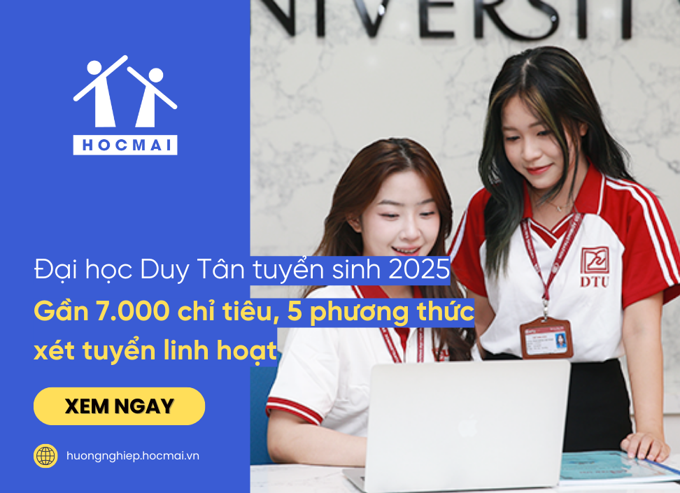 Tuyển sinh 2025: Đại học Duy Tân tuyển sinh 2025 – Gần 7.000 chỉ tiêu, 5 phương thức xét tuyển ...
