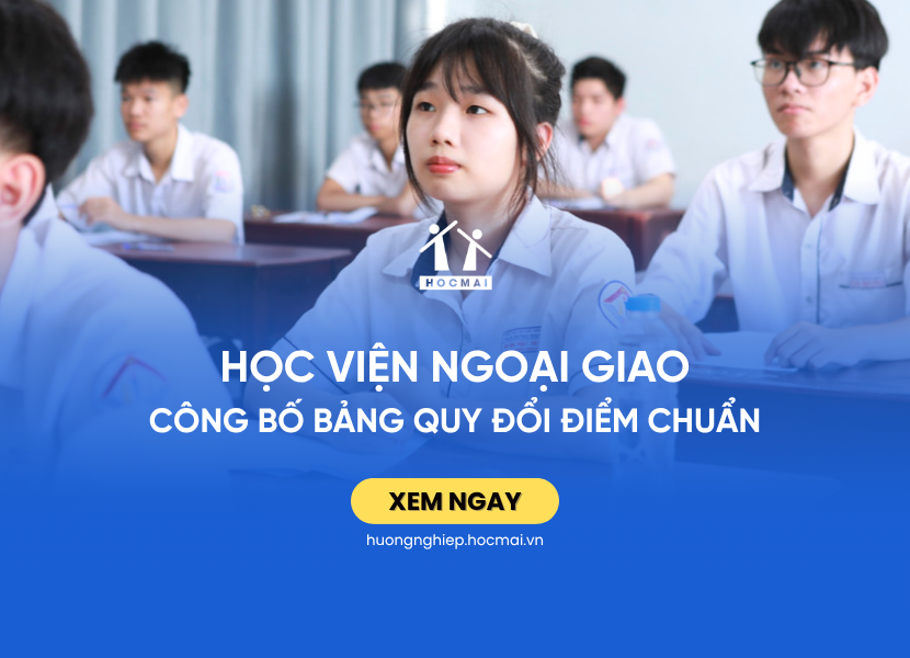 Tuyển sinh 2025: Học viện Ngoại giao công bố bảng quy đổi điểm chuẩn giữa các phương thức xét ...