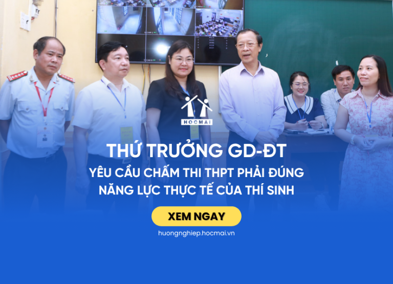 Tốt nghiệp THPT 2025: Thứ trưởng GD‑ĐT yêu cầu chấm thi THPT phải đúng năng lực thực tế của thí ...