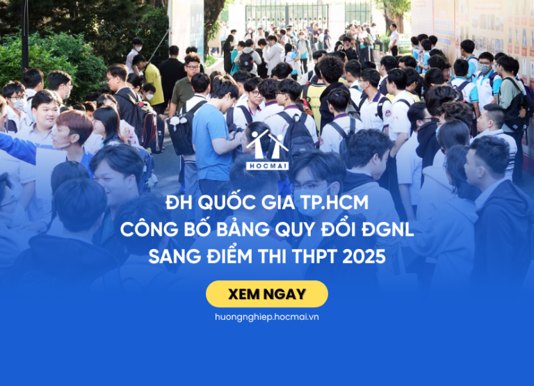 Tuyển sinh 2025: ĐH Quốc gia TP.HCM công bố bảng quy đổi ĐGNL sang điểm thi THPT 2025 ...