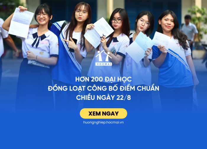 Tuyển sinh 2025: Hơn 200 đại học đồng loạt công bố điểm chuẩn chiều ngày 22/8: Vượt “mốc vàng ...